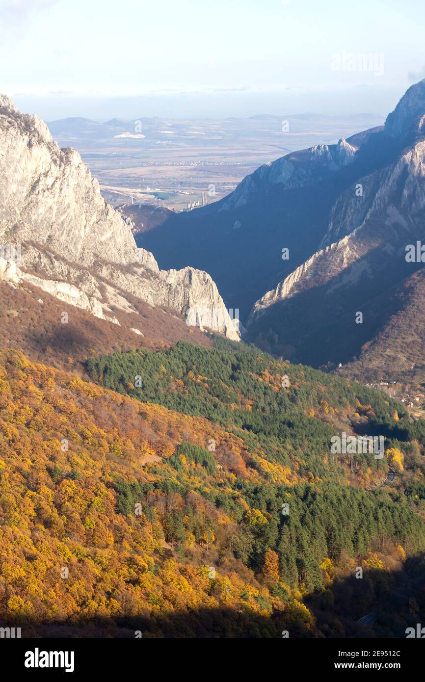 Amazing Autumn Landscape of Balkan Mountains and Vratsata pass ...