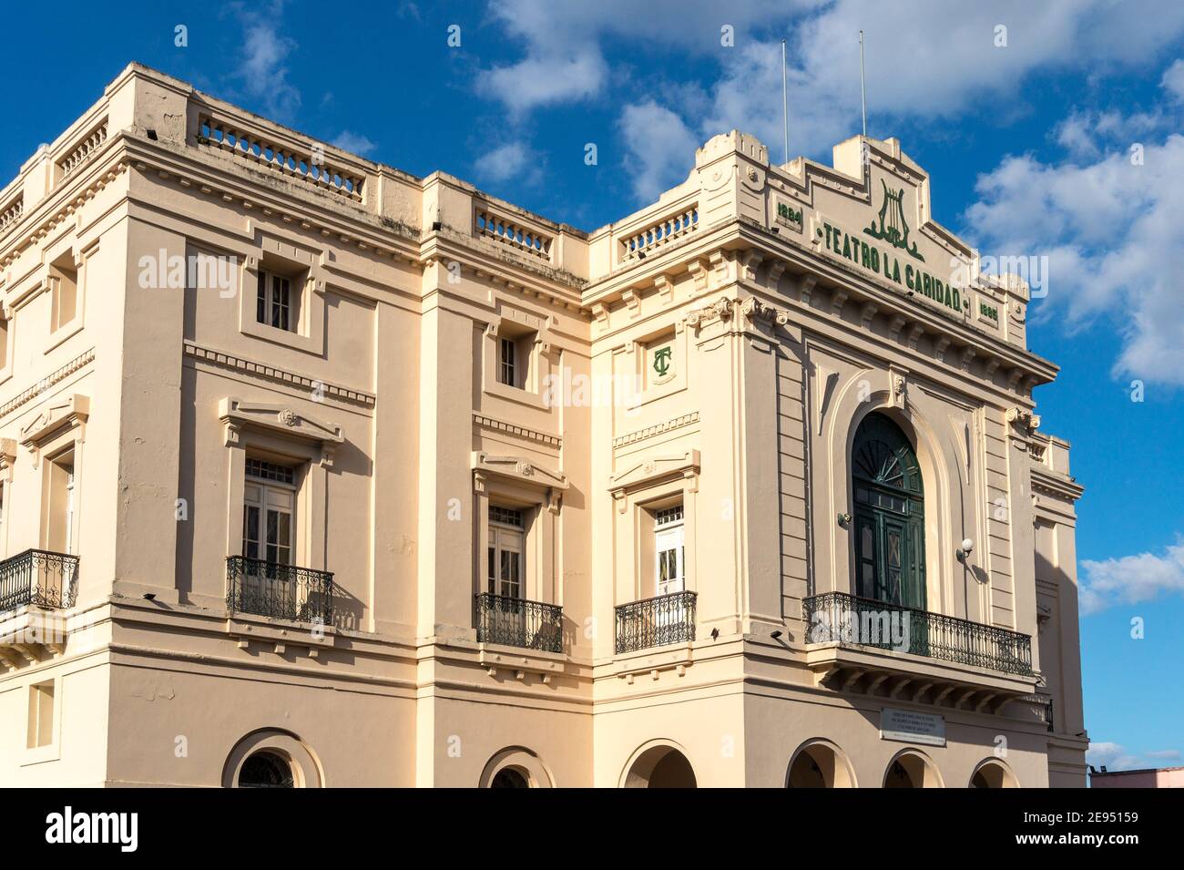 'Teatro La Caridad' located in the Leoncio Vidal Park in Santa Clara ...