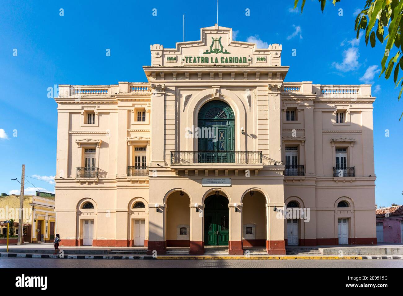 'Teatro La Caridad' located in the Leoncio Vidal Park in Santa Clara ...