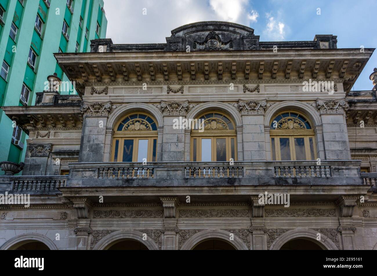 'Casa de la Cultura' architecture. It is located in the Leoncio Vidal ...