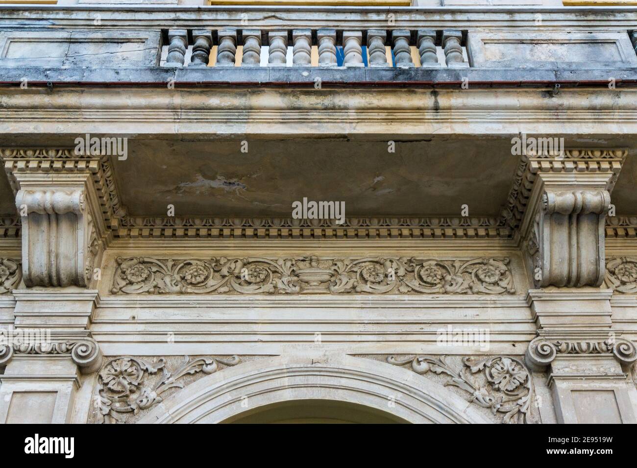 'Casa de la Cultura' architecture. It is located in the Leoncio Vidal ...