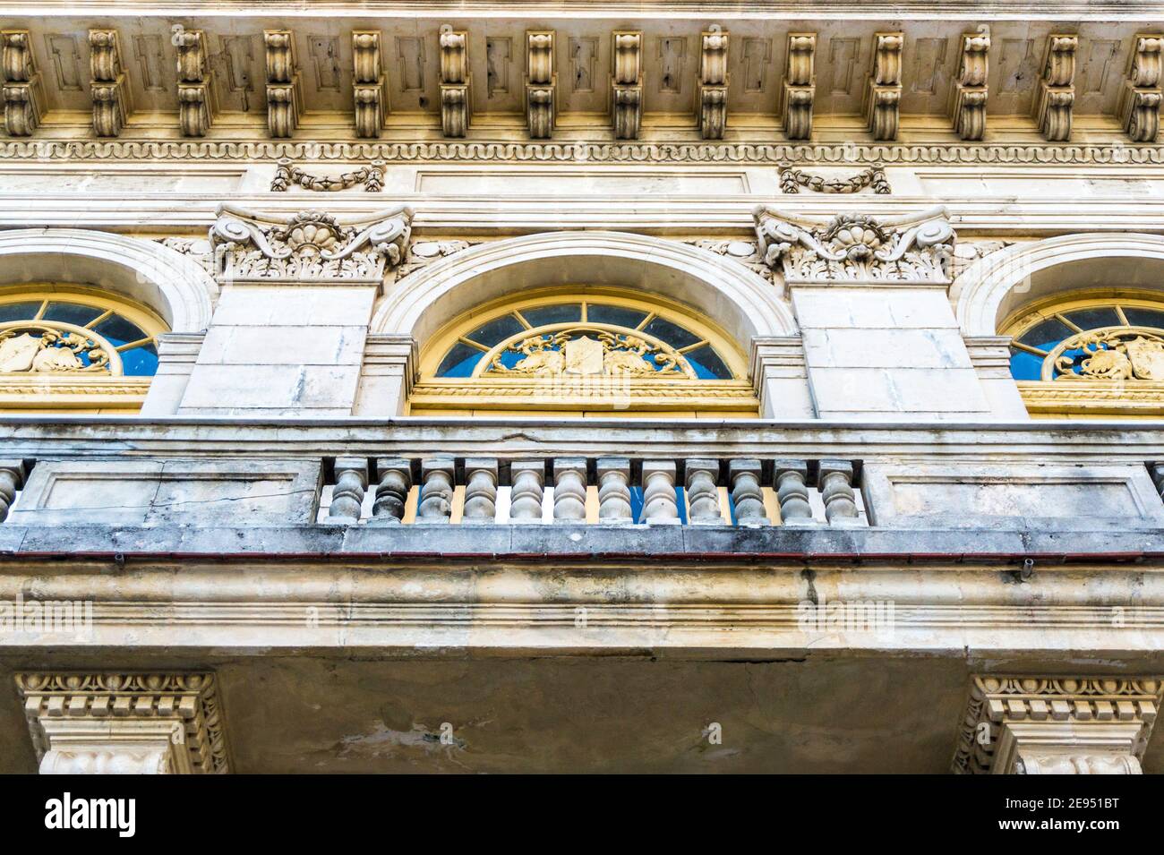 'Casa de la Cultura' architecture. It is located in the Leoncio Vidal ...