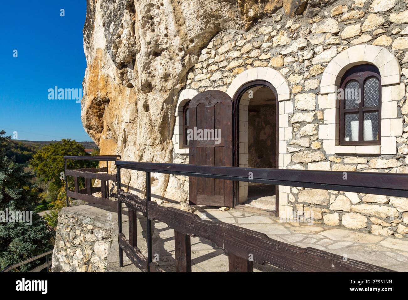 Medieval Basarbovo Rock Monastery, Ruse Region, Bulgaria Stock Photo ...