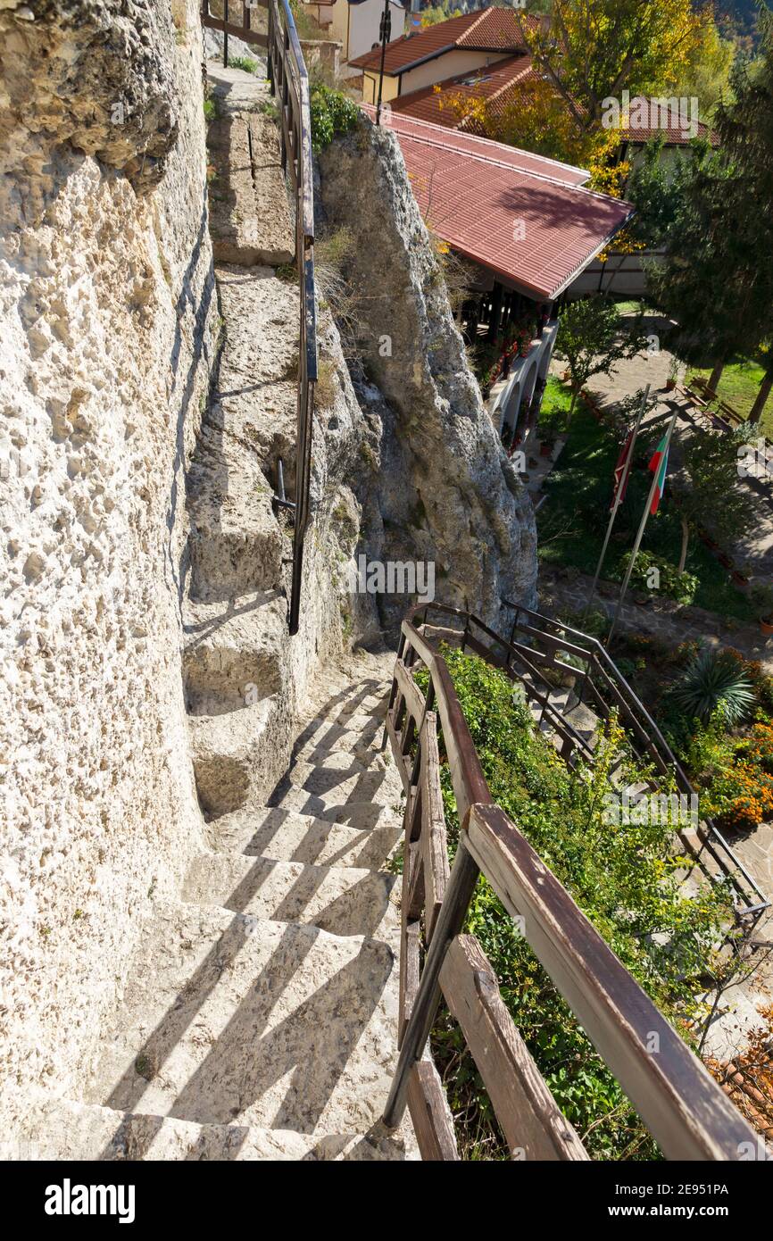 Medieval Basarbovo Rock Monastery, Ruse Region, Bulgaria Stock Photo ...