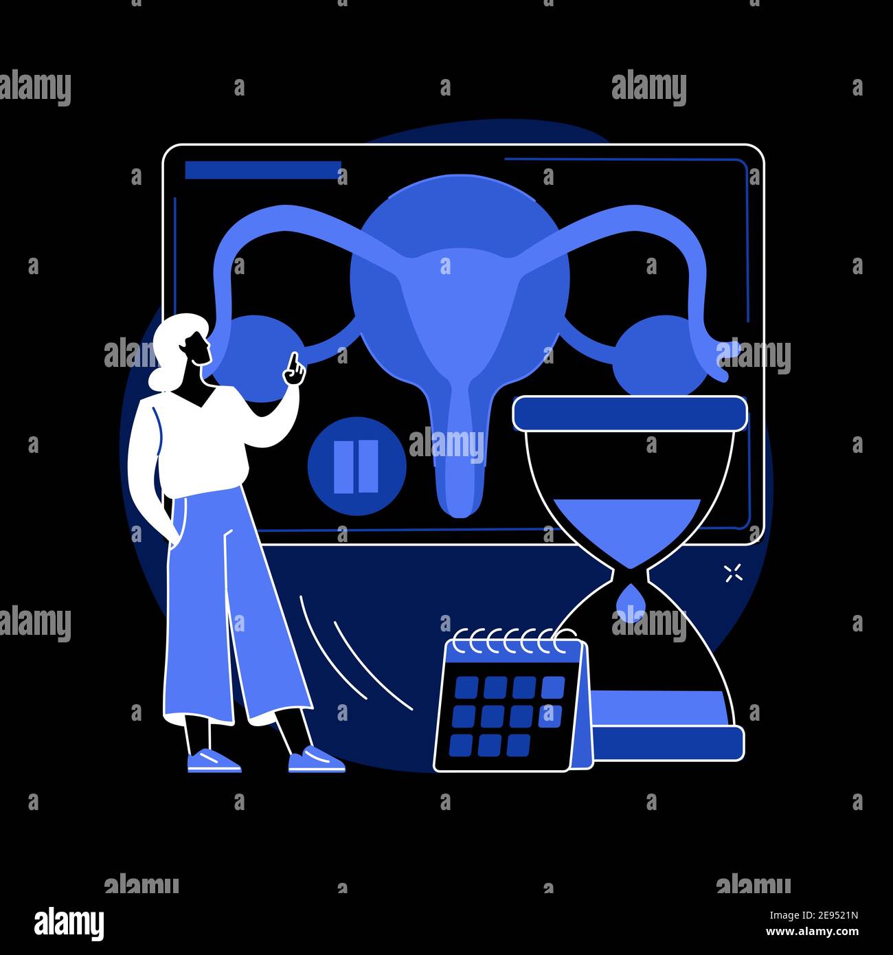 Menopause abstract concept vector illustration Stock Vector Image & Art ...