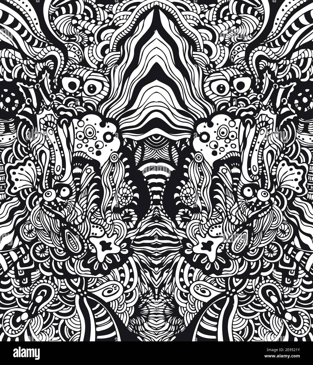 Seamless abstract vector wallpaper Stock Vector Image & Art - Alamy