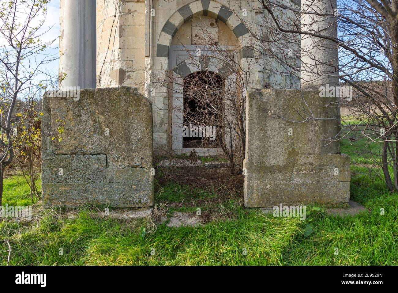 Sixteenth century Ottoman tomb of Hazar Baba (Hazar Baba Tyurbe) in ...