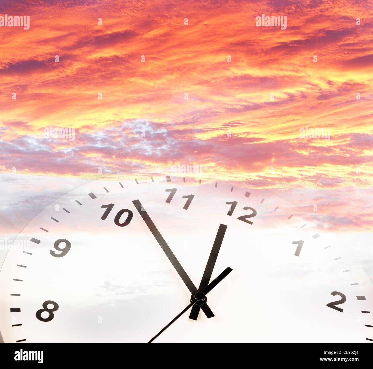 Clock face in bright hi-res stock photography and images - Alamy