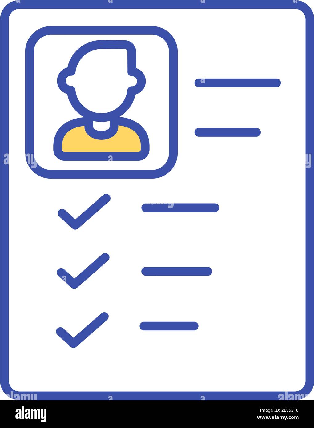 Employee report icon user Stock Vector Images - Alamy