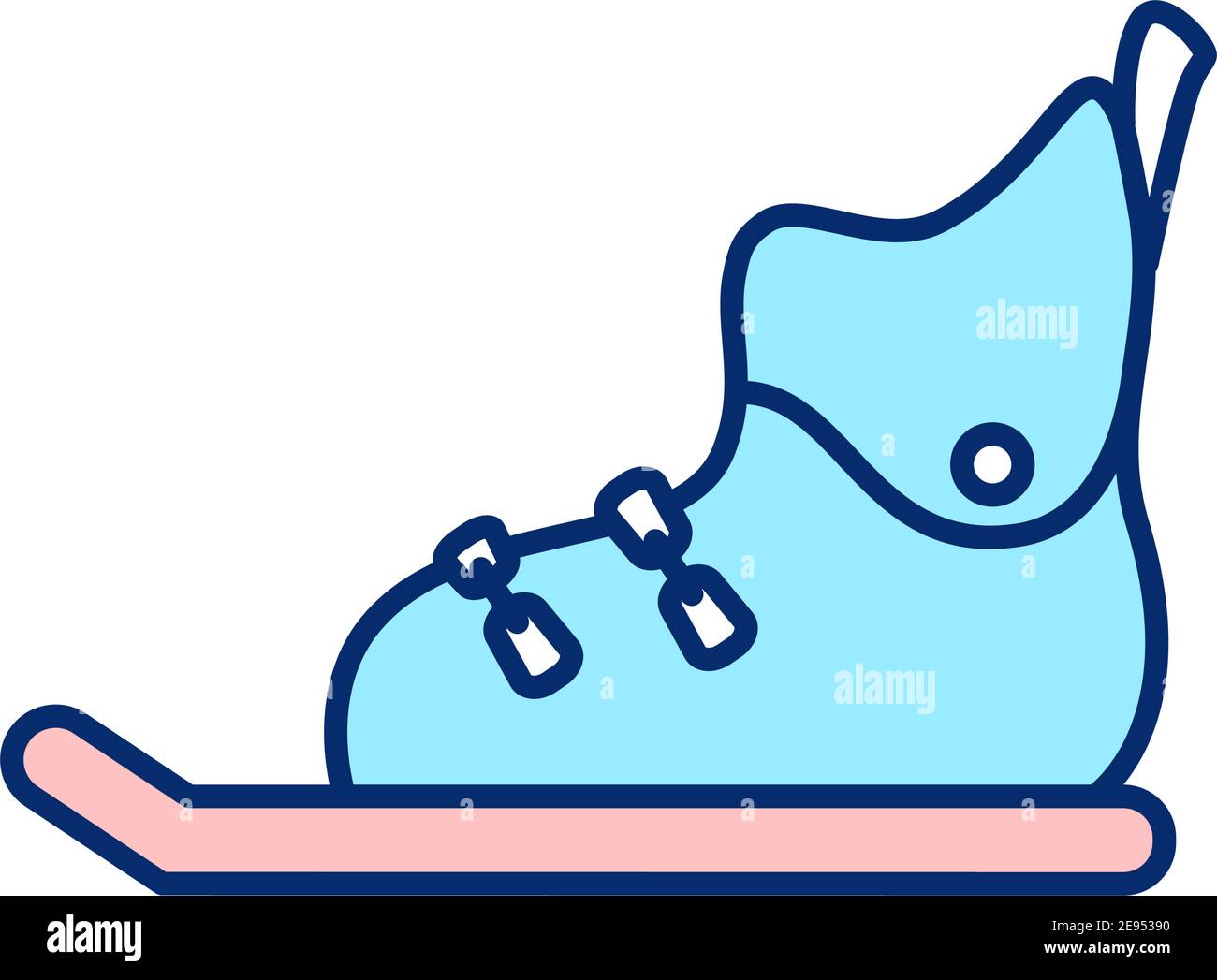 Snowshoeing symbol Stock Vector Images - Alamy