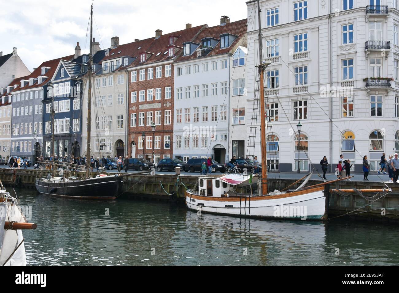 Copenhagen, Denmark. Scenic summer view of Nyhavn pier Stock Photo - Alamy