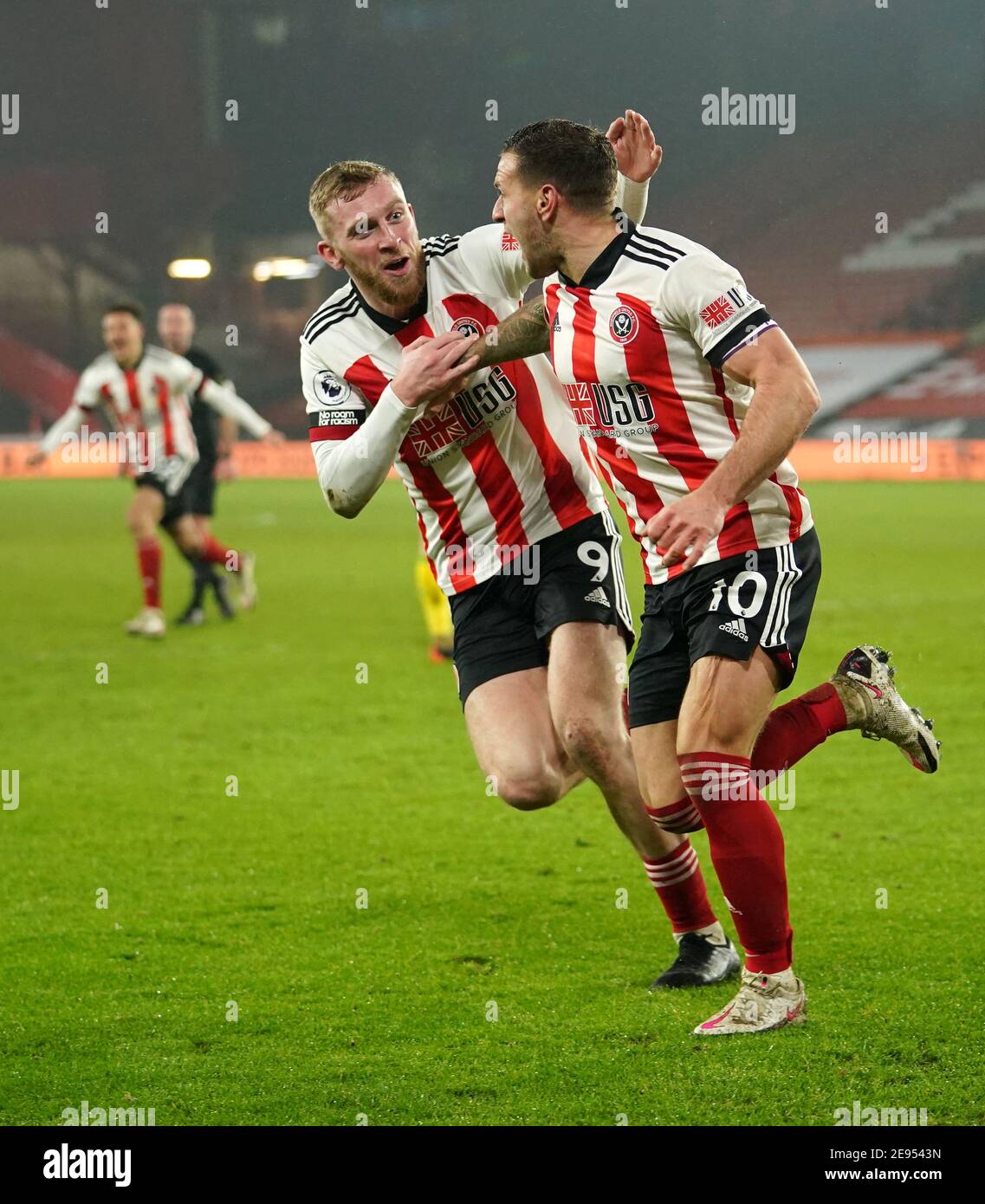 Sheffield uniteds billy sharp second right celebrates scoring hi-res ...