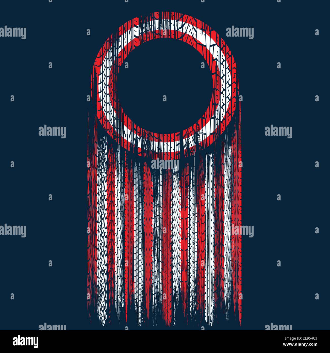 American map icon circle Stock Vector Images - Alamy