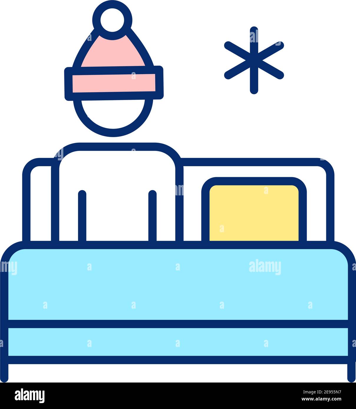 Alpine hotel snow Stock Vector Images - Alamy