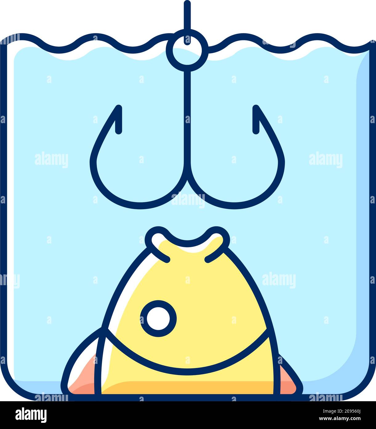 Hooks RGB color icon Stock Vector Image & Art - Alamy