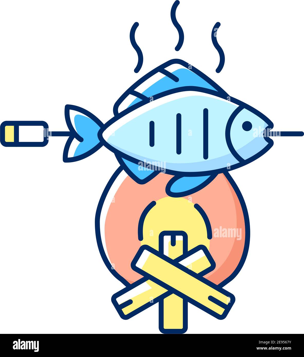 Freshly caught catch Stock Vector Images - Alamy