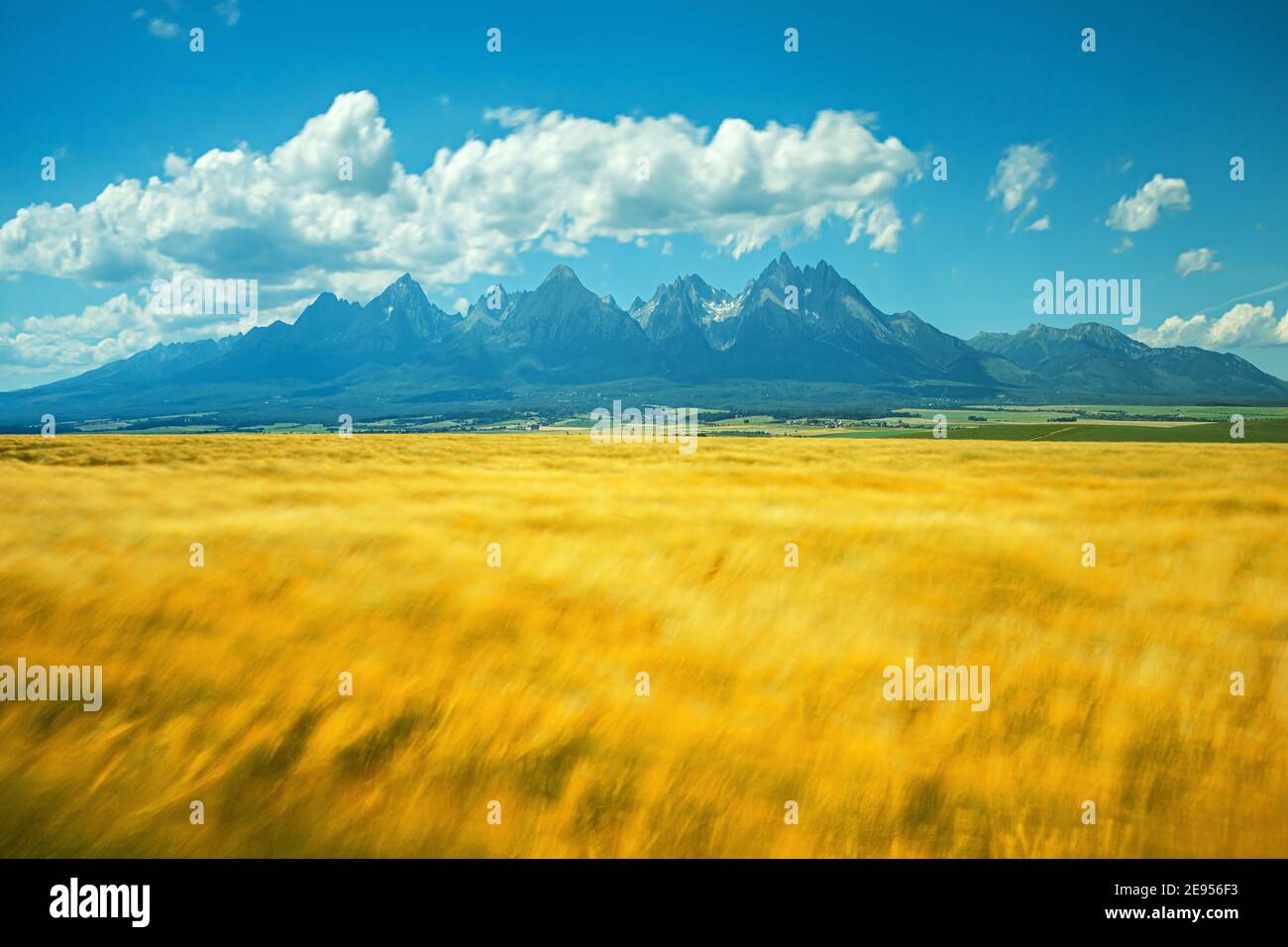 Slowakia , Europe High Tatras mountains national park in Slovakia Stock ...