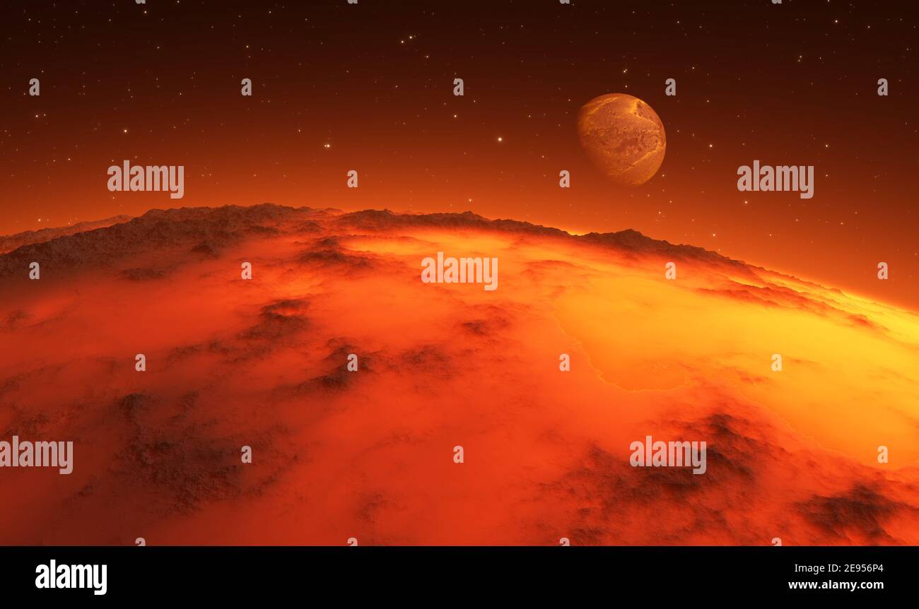Early stages of planet formation. 3d illustration Stock Photo - Alamy