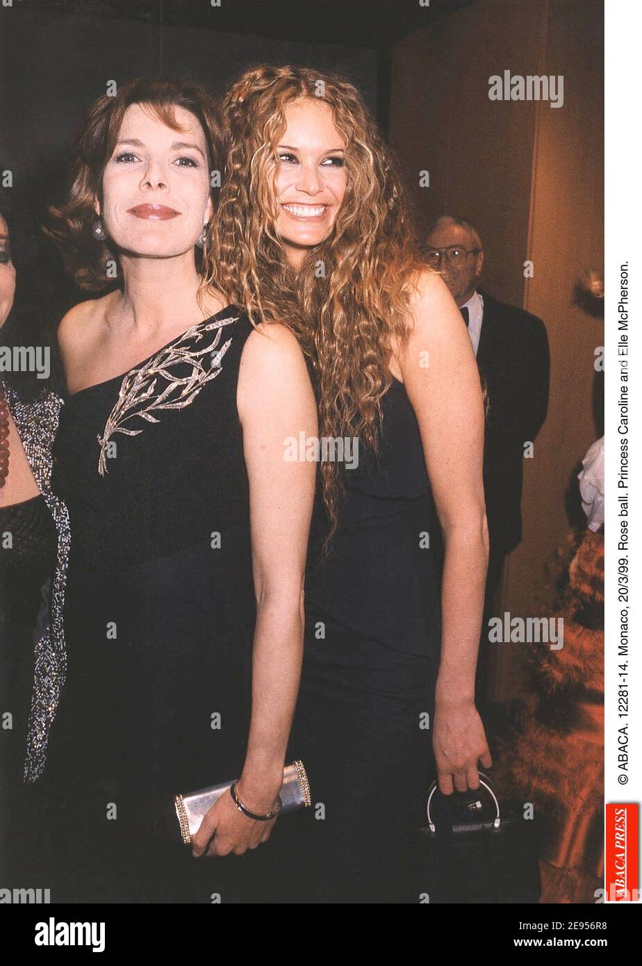 © ABACA. 12281-14. Monaco, 20/3/99. Rose ball. Princess Caroline and ...
