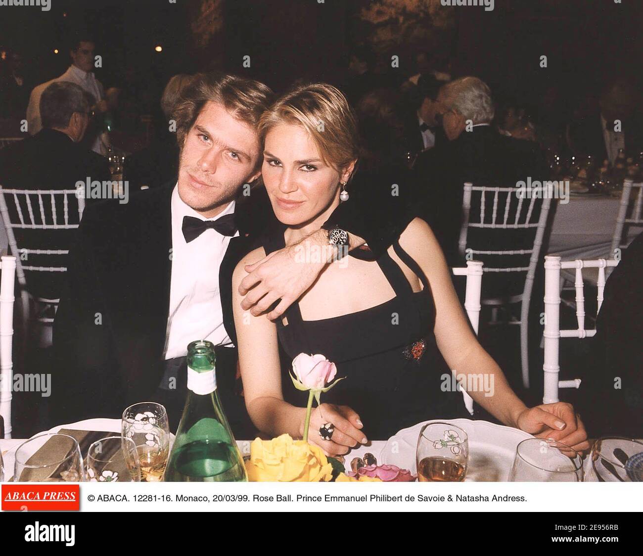 © ABACA. 12281-16. Monaco, 20/03/99. Rose Ball. Prince Emmanuel ...