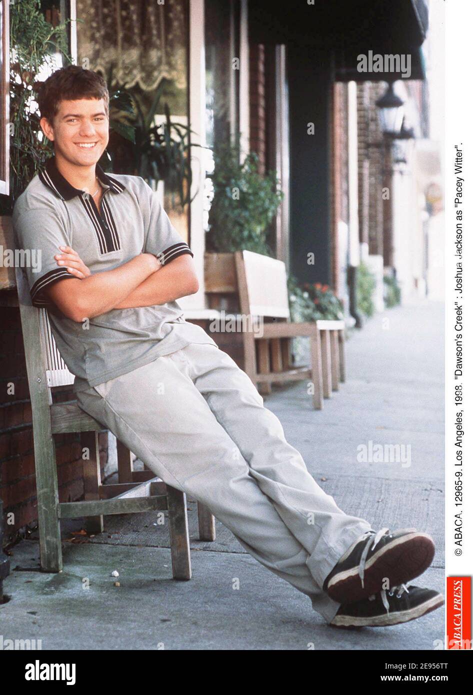 © ABACA. 12965-9. Los Angeles, 1998. Dawson's Creek : Joshua Jackson as ...