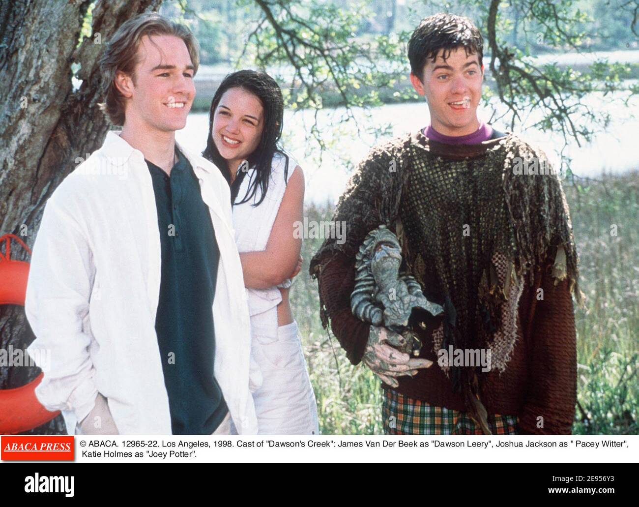 © ABACA. 12965-22. Los Angeles, 1998. Cast of Dawson's Creek: James Van ...