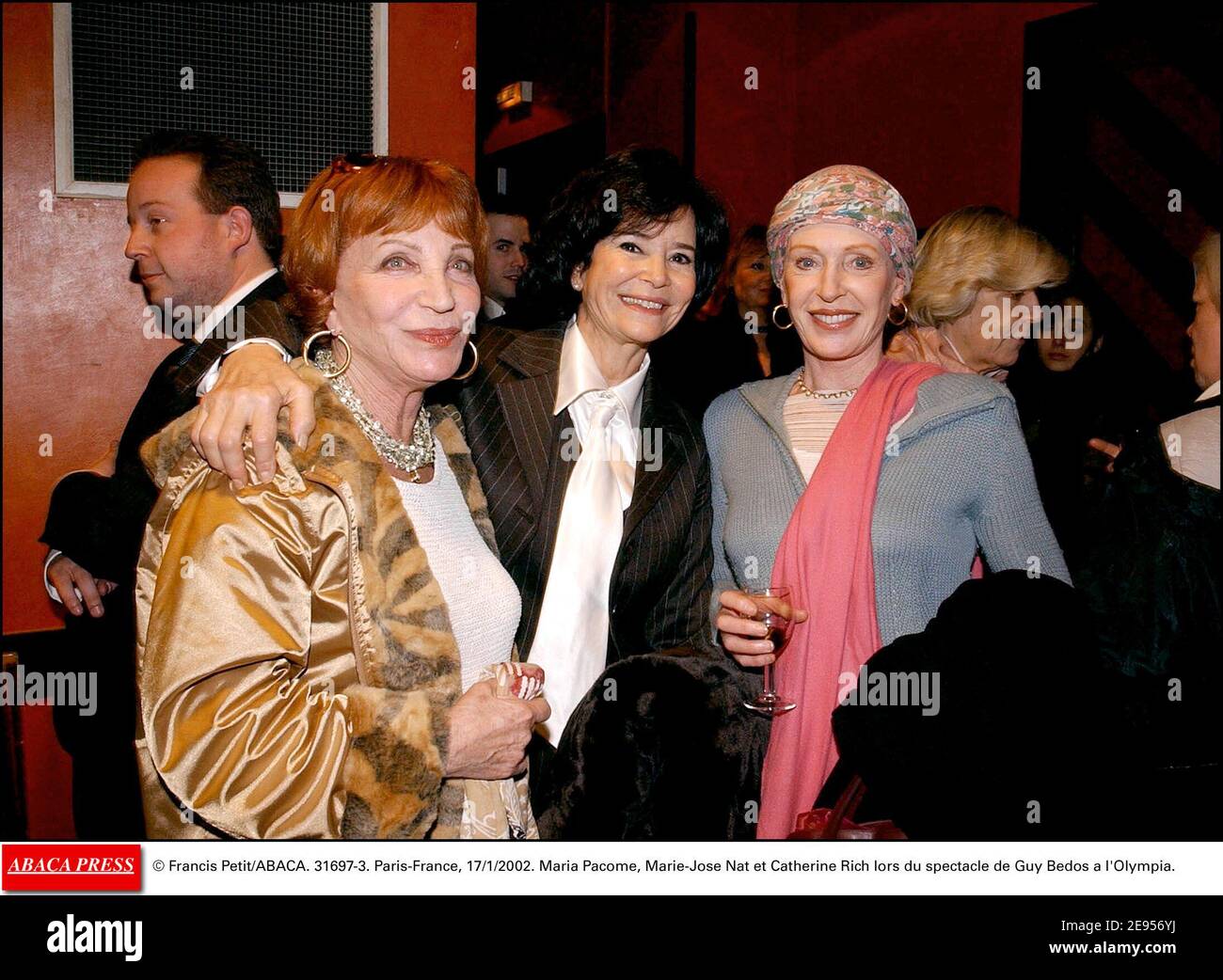 © Francis Petit/ABACA. 31697-3. Paris-France, 17/1/2002. Maria Pacome ...