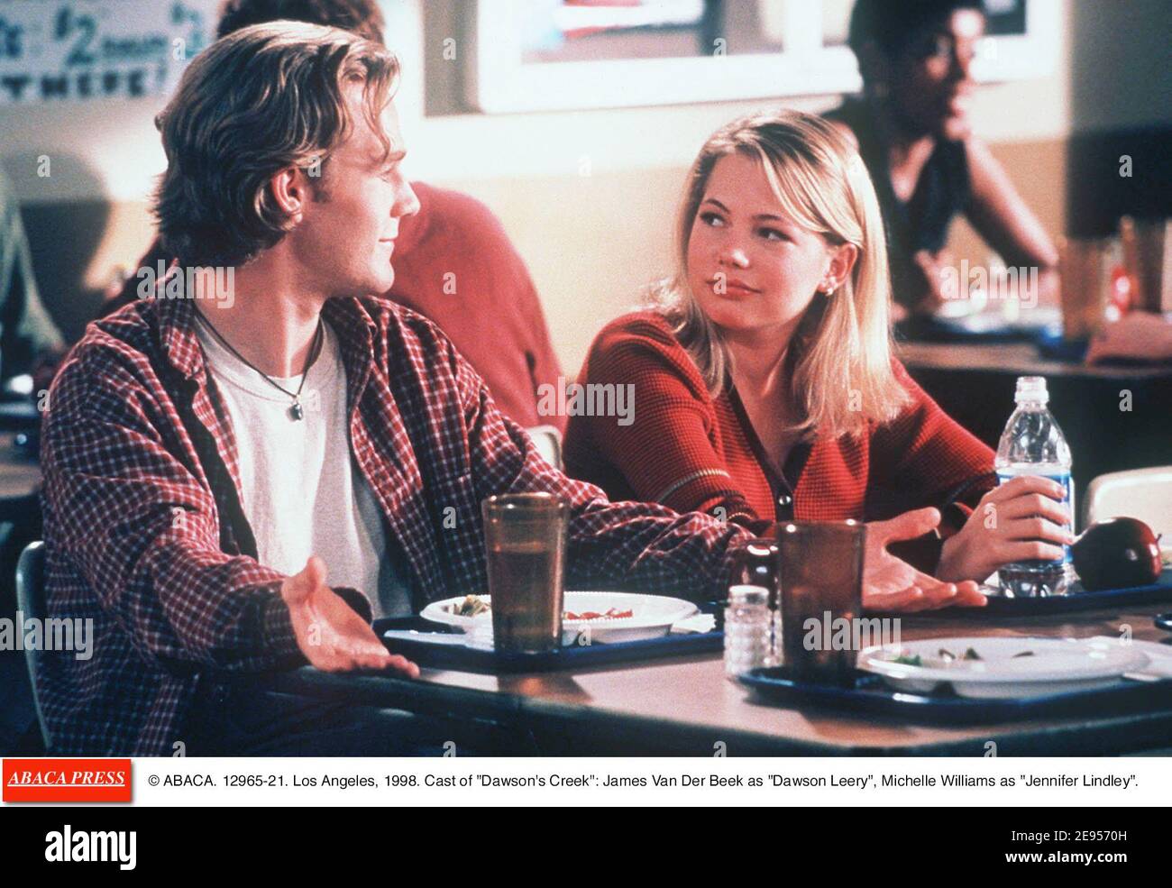 © ABACA. 12965-21. Los Angeles, 1998. Cast of Dawson's Creek: James Van ...