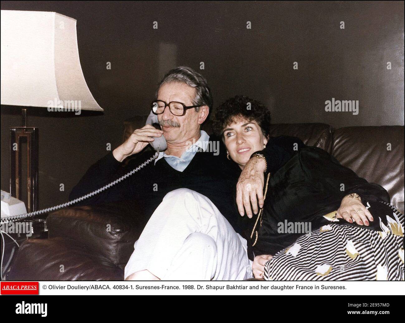 © Olivier Douliery/ABACA. 40834-1. Suresnes-France. 1988. Dr. Shapur ...