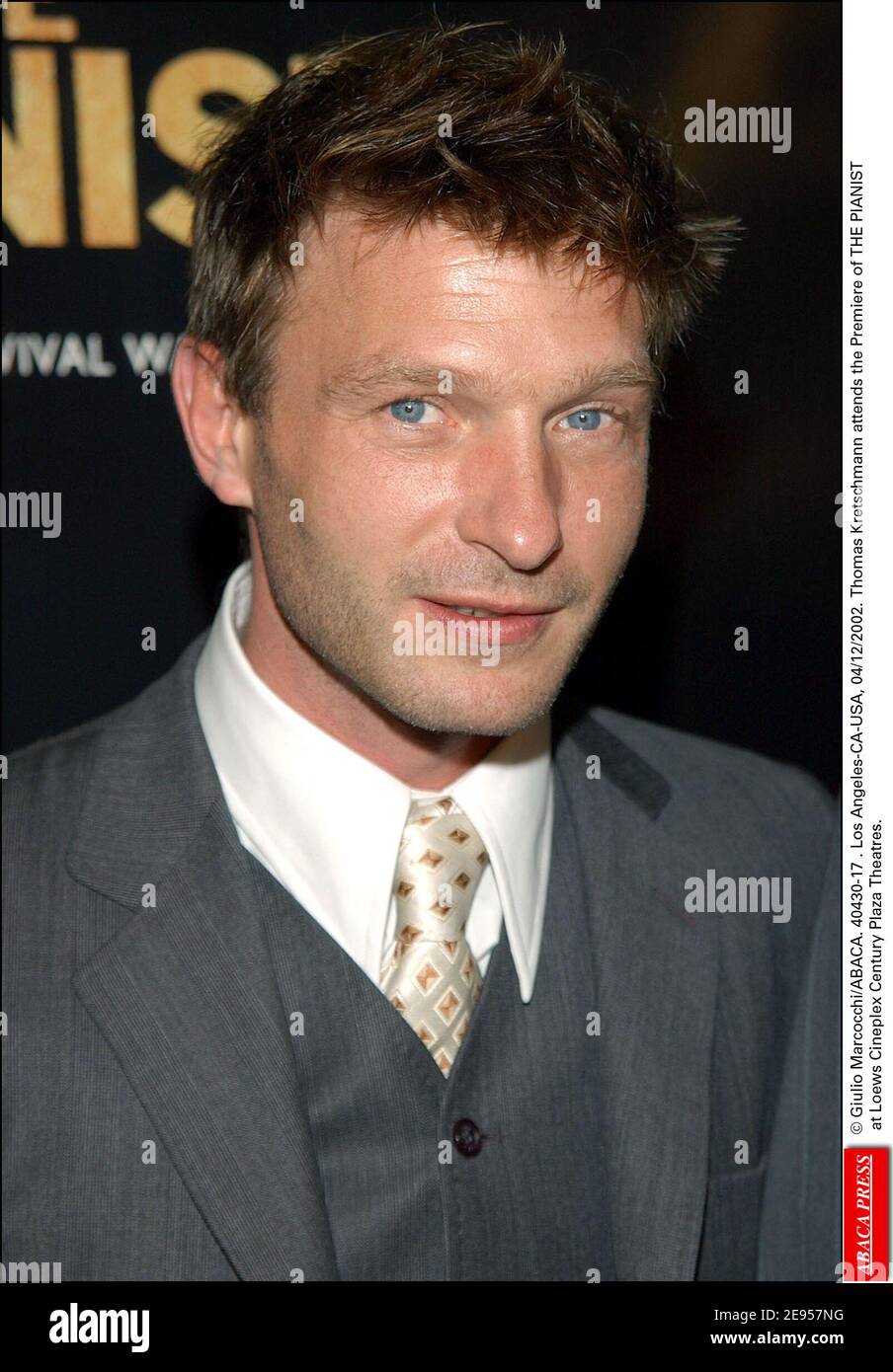 Thomas kretschmann pianist hi-res stock photography and images - Alamy