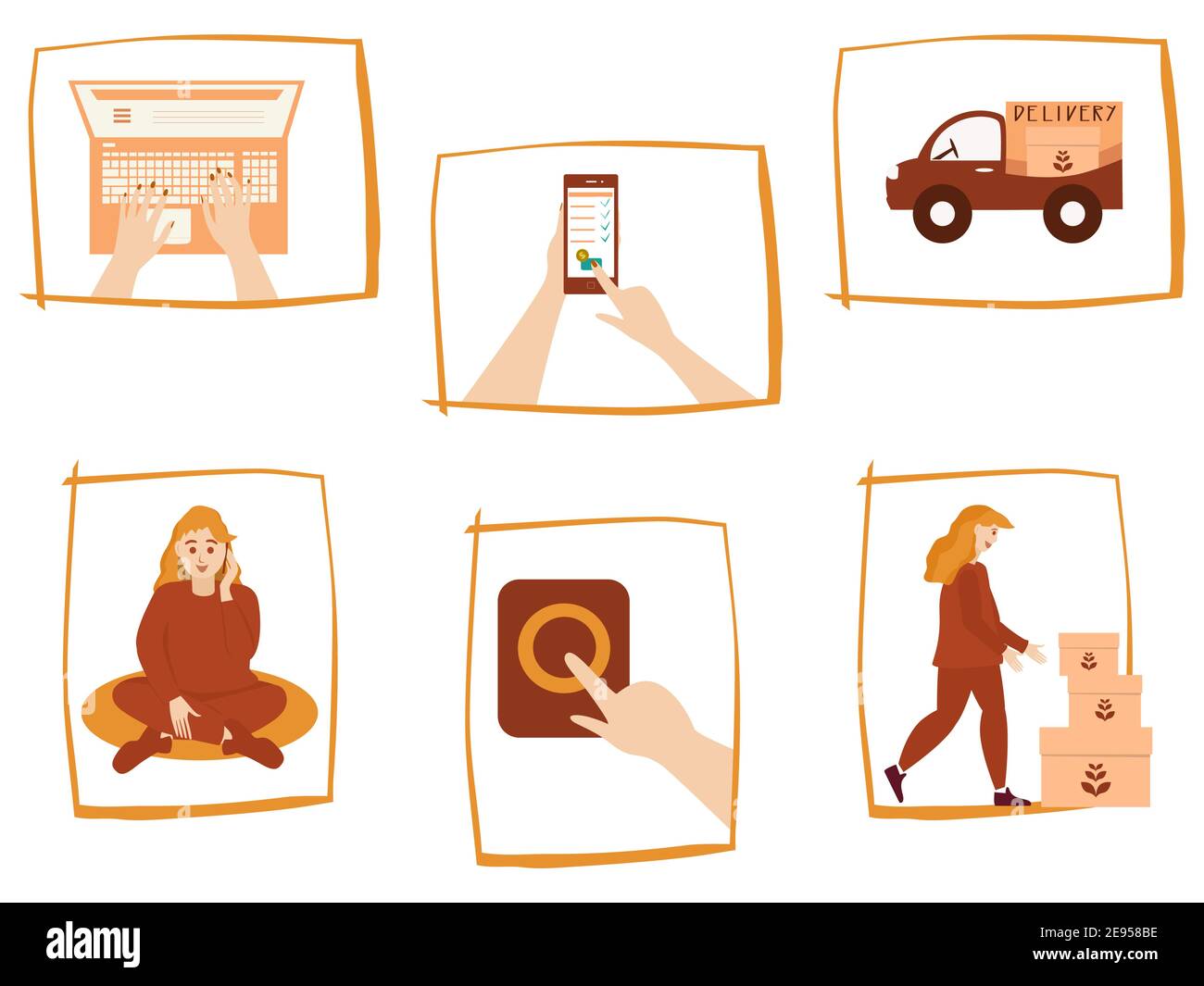 Girl order Cut Out Stock Images & Pictures - Alamy