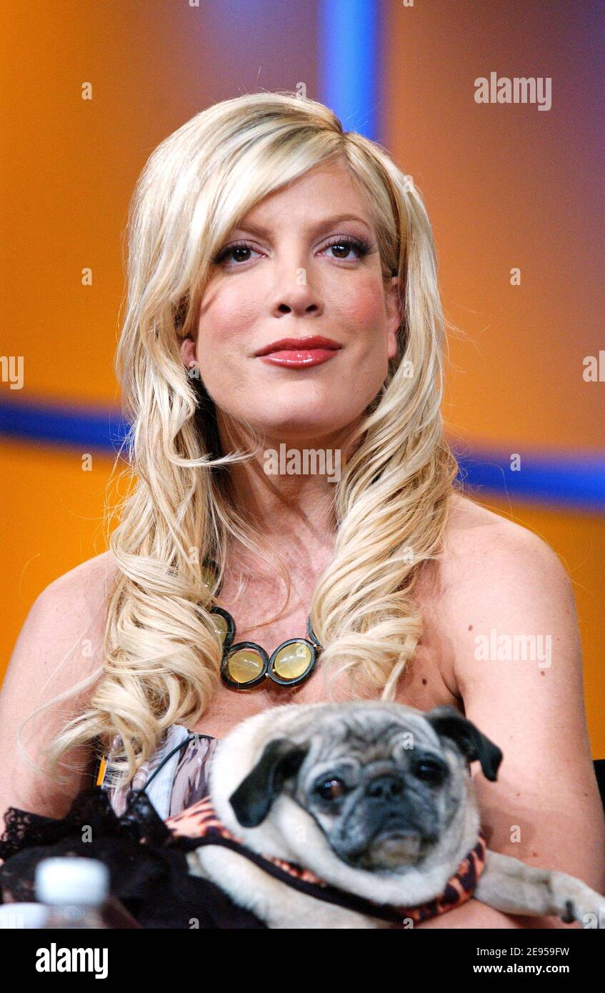 Tori Spelling attends the MTV Networks TCA press conference introducing ...
