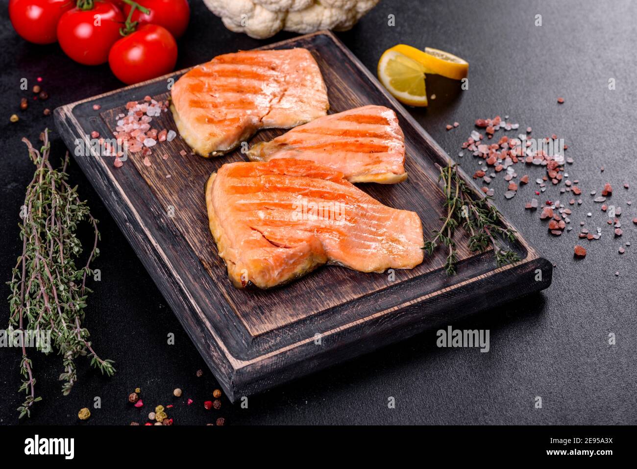 Baked fish arctic char hi-res stock photography and images - Alamy