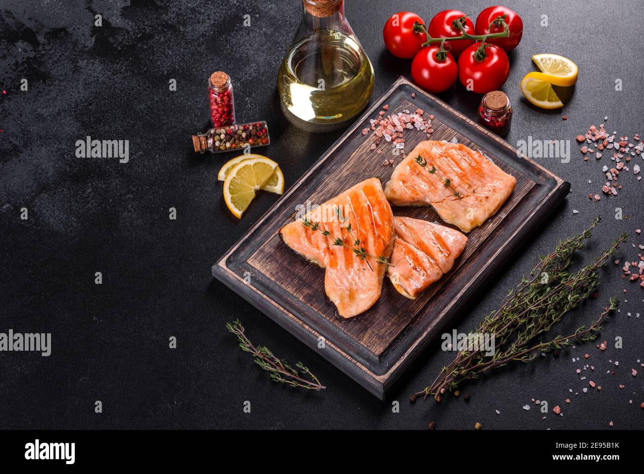 Baked fish arctic char hi-res stock photography and images - Alamy