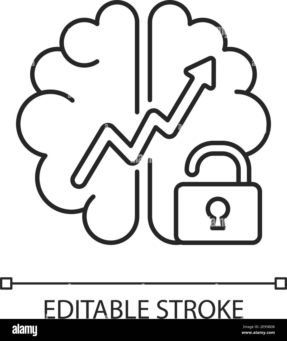 Growth mindset linear icon Stock Vector Image & Art - Alamy