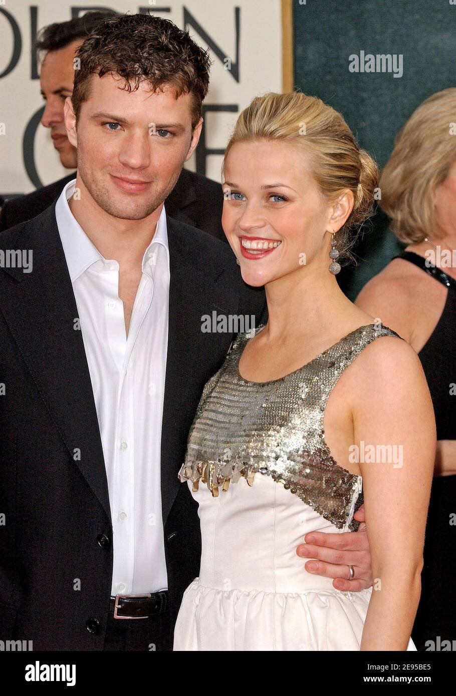 Reese Witherspoon and husband Ryan Phillippe arriving at the 63rd ...