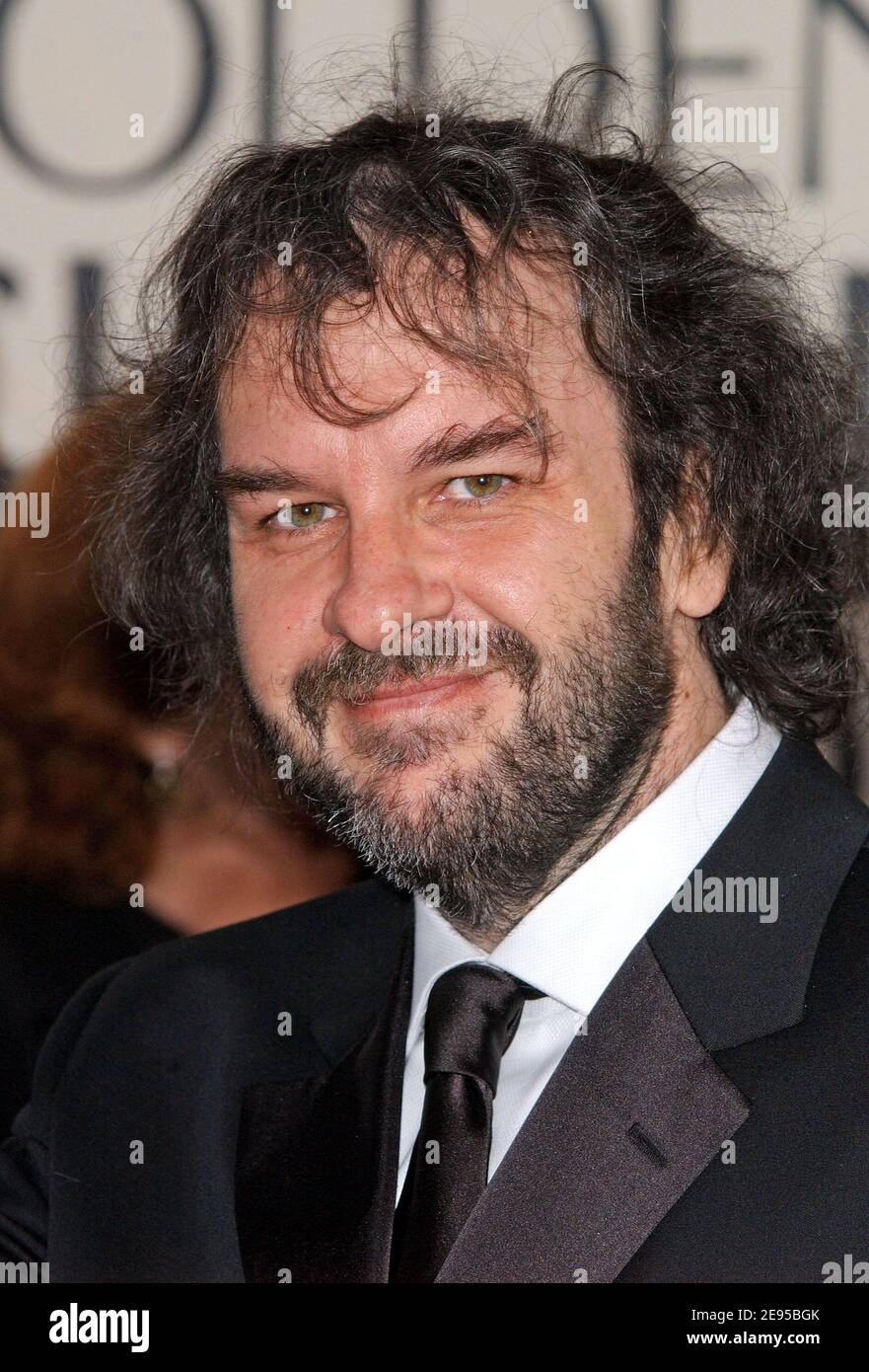 Peter Jackson arriving at the 63rd Annual Golden Globe Awards at the ...