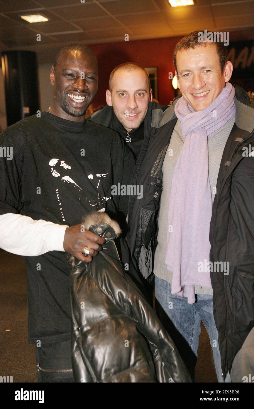 French humorists Omar, Fred and Dany Boon attend the last show of ...