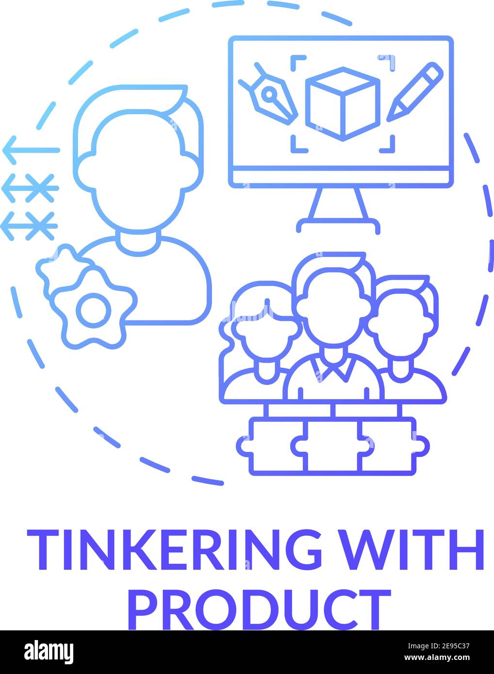 Tinkering illustration Stock Vector Images - Alamy