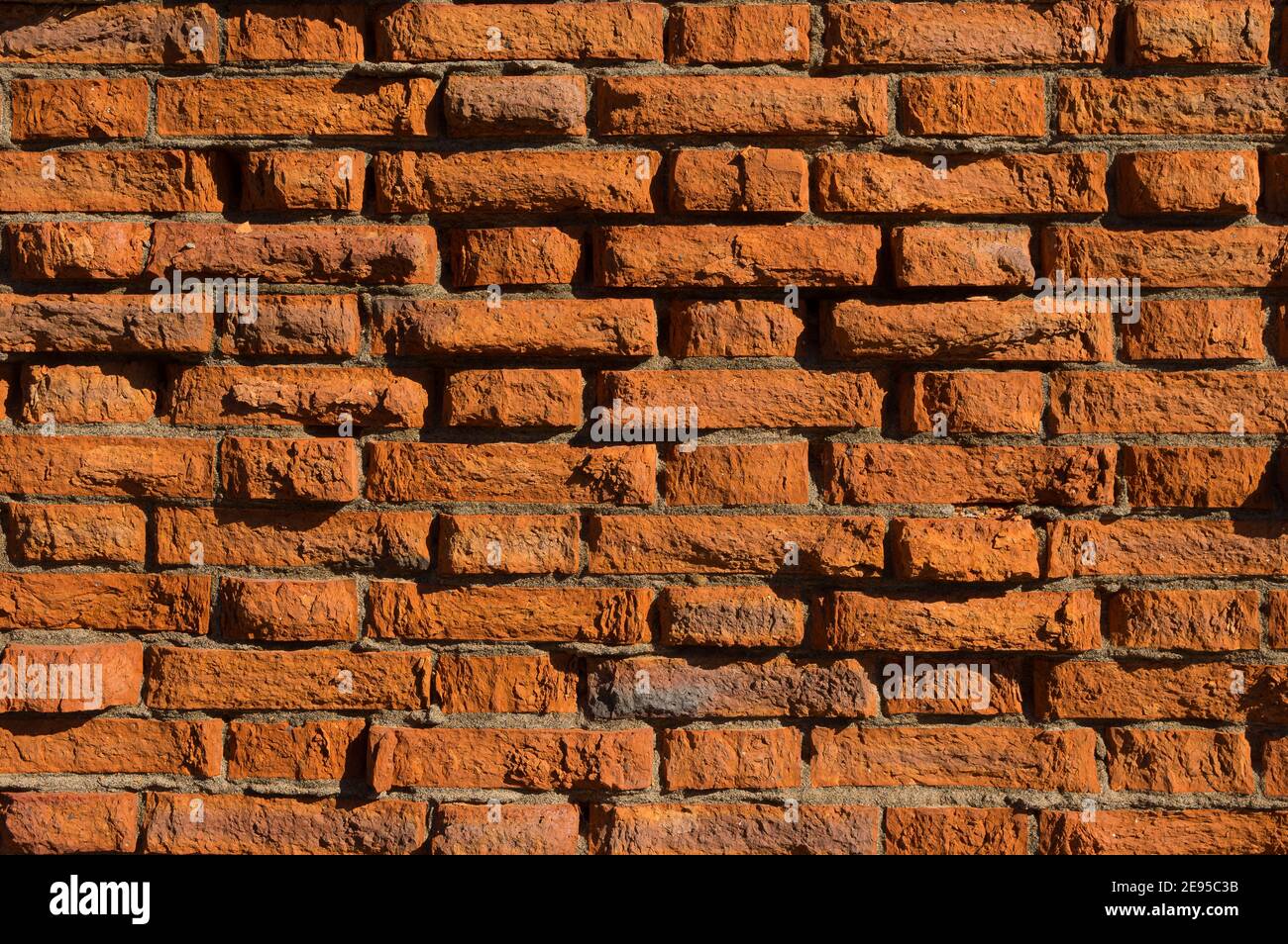 bricks wall coloured and with geometric shapes Stock Photo - Alamy