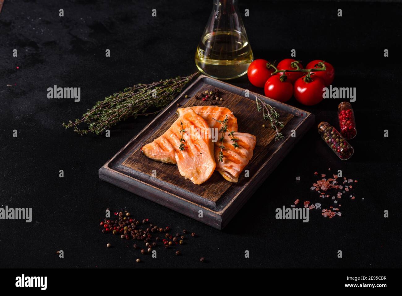 Baked fish arctic char hi-res stock photography and images - Alamy