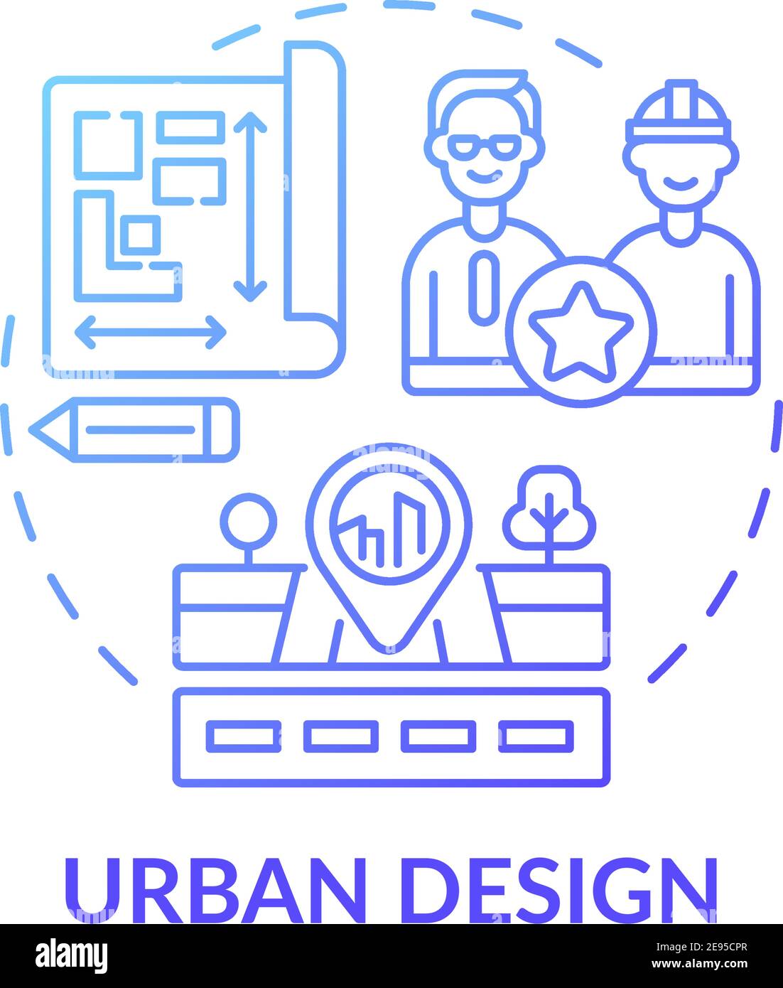 Urban design concept icon Stock Vector Image & Art - Alamy