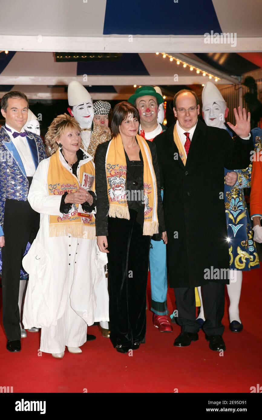 Belgian born singer Annie Cordy, Princess Stephanie of Monaco and ...
