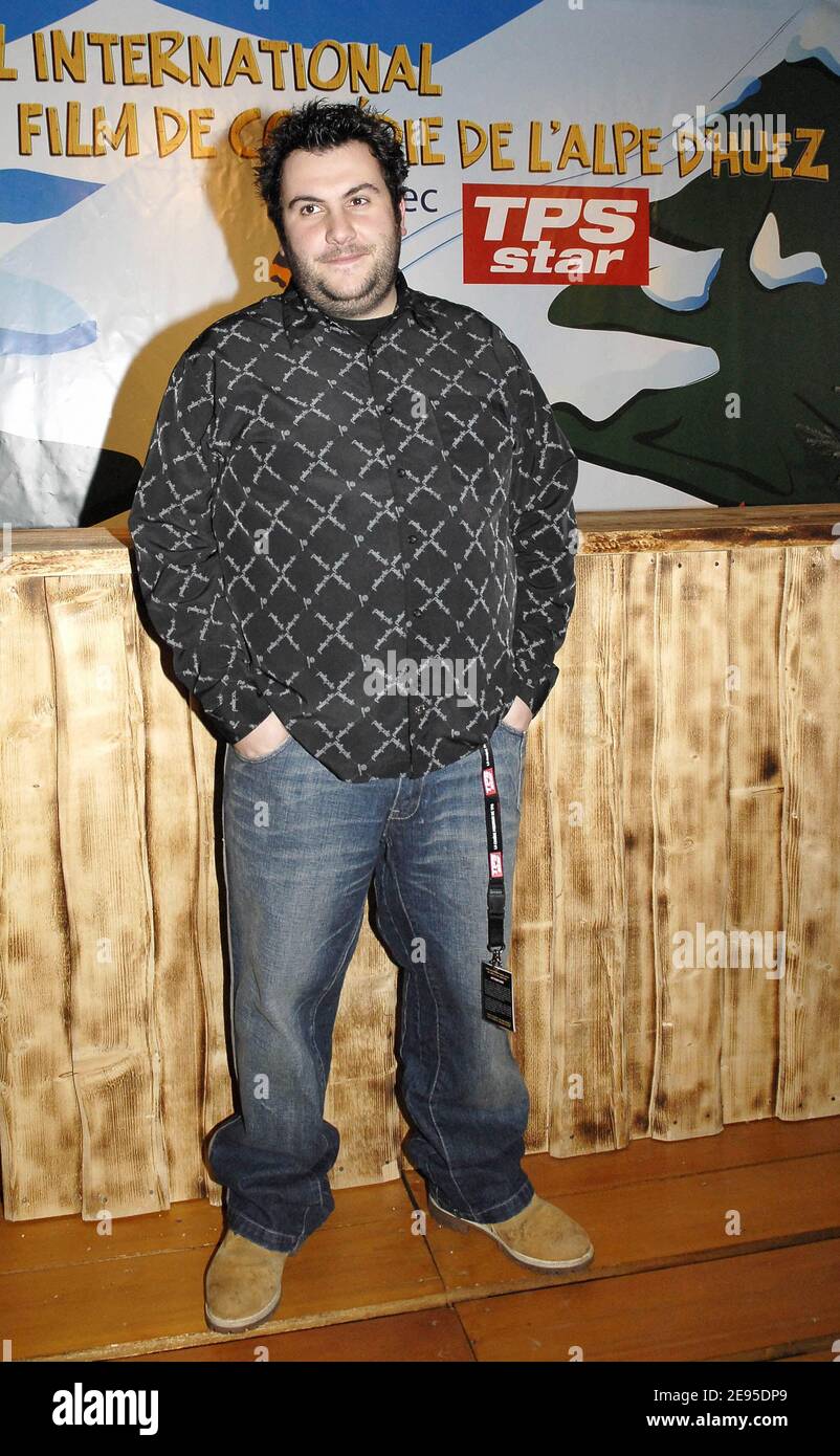 French actor Laurent Ournac poses for photographers during the 9th ...