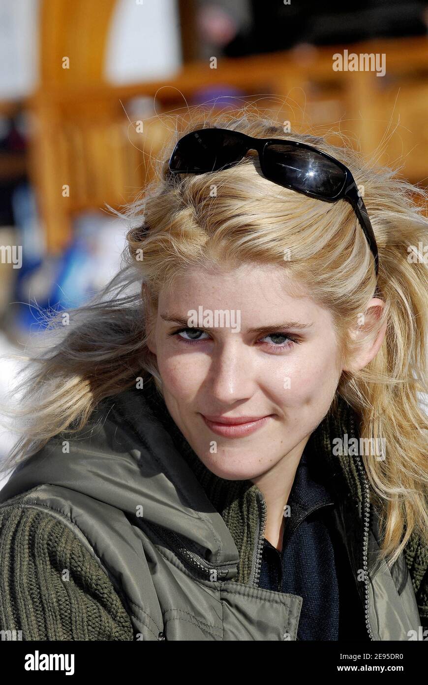 French actress Alice Taglioni poses for photographers during the 9th ...