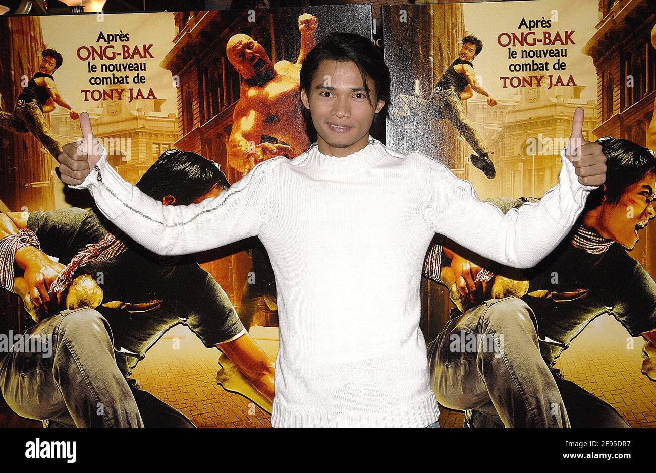 Thai actor Tony Jaa attends the premiere of his new movie, 'L'Honneur ...