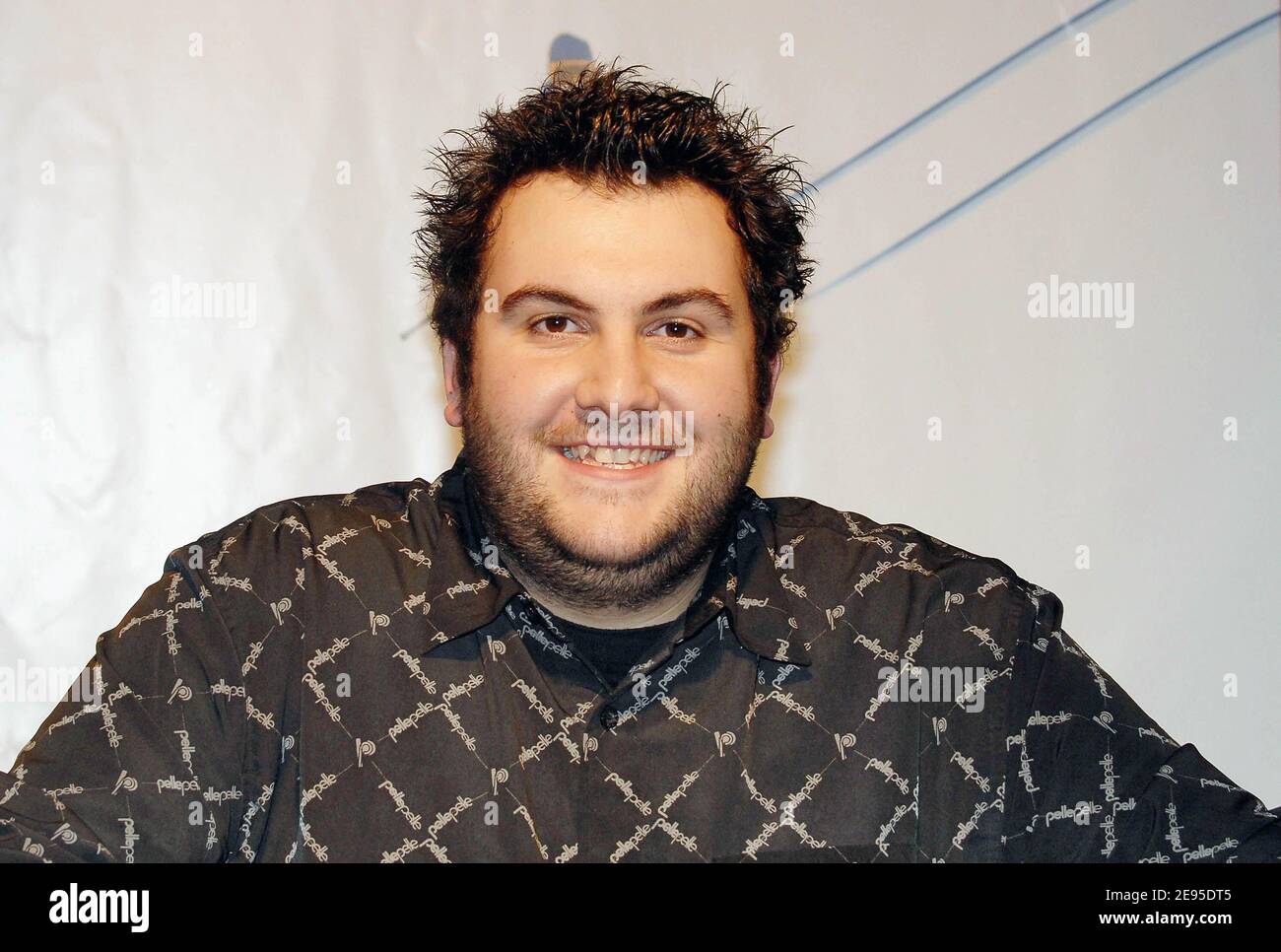 French actor Laurent Ournac poses for photographers during the 9th ...