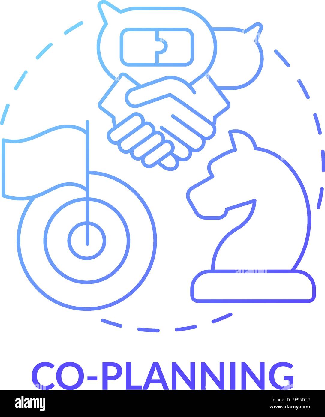 Co-planning concept icon Stock Vector Image & Art - Alamy