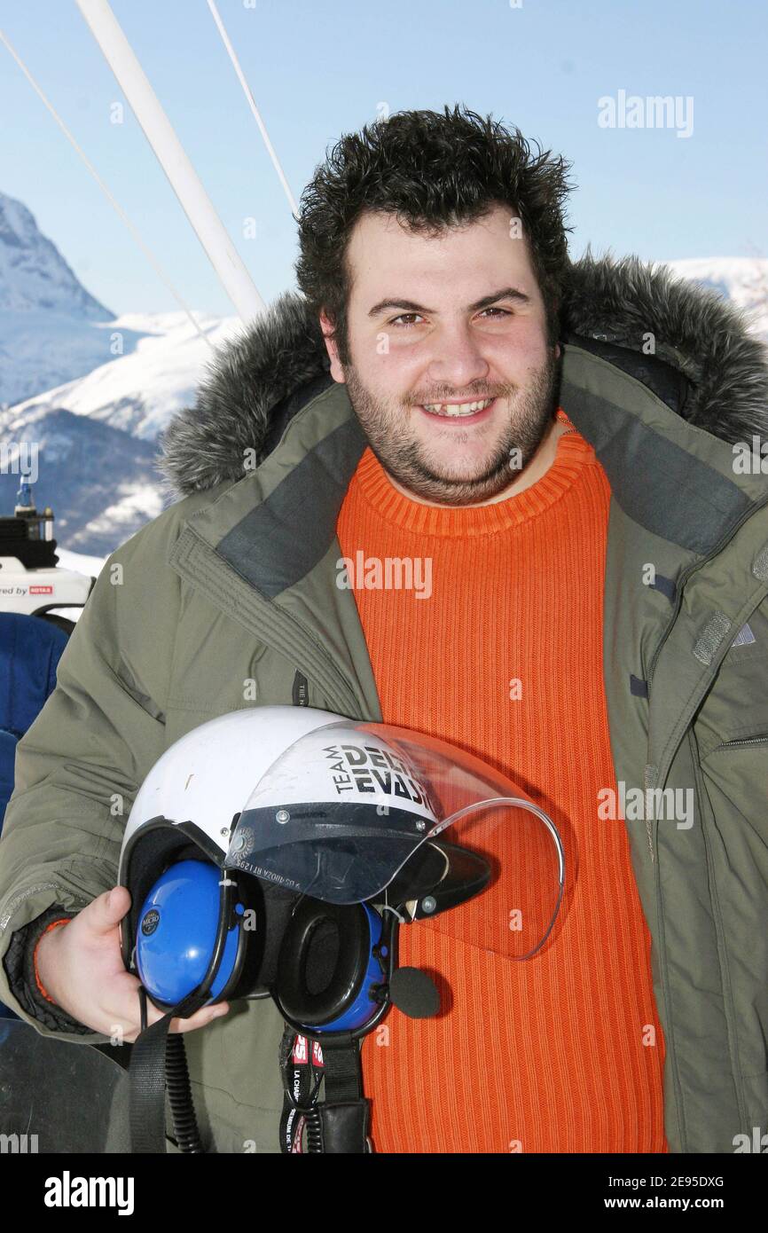 French actor Laurent Ournac poses for photographers during the 9th ...