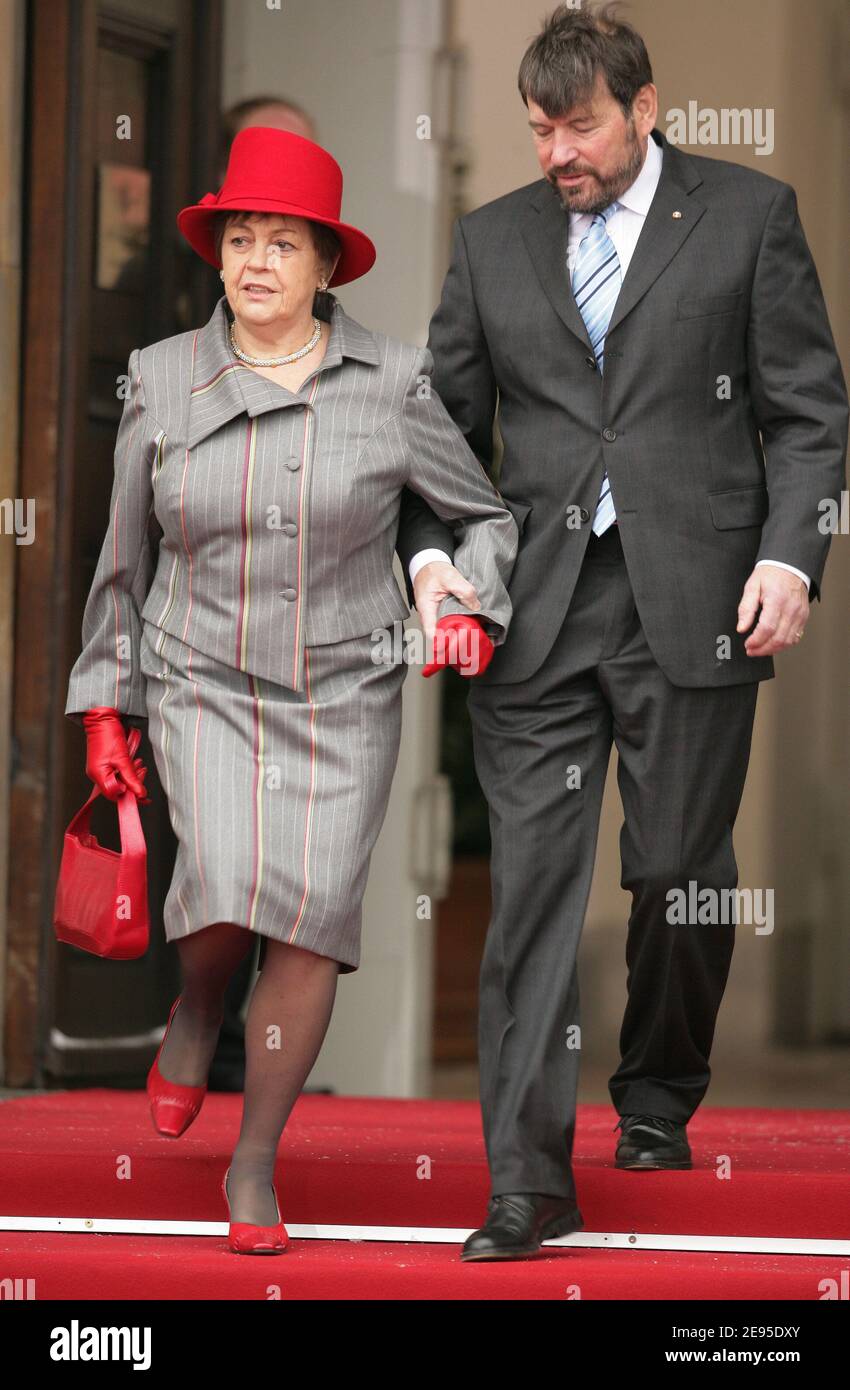 Crown Princess Mary's parents, Mr and Mrs Donaldson arrive at ...